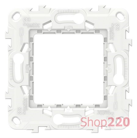 NU7002P Schneider купить суппорт пластиковый Unica New в Киеве (Украина)